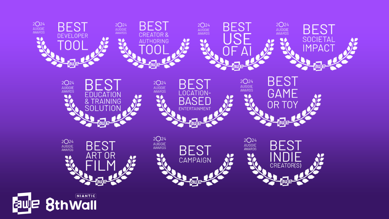 8th Wall WebAR Experiences Nominated for 17 Auggie Awards | 8th Wall